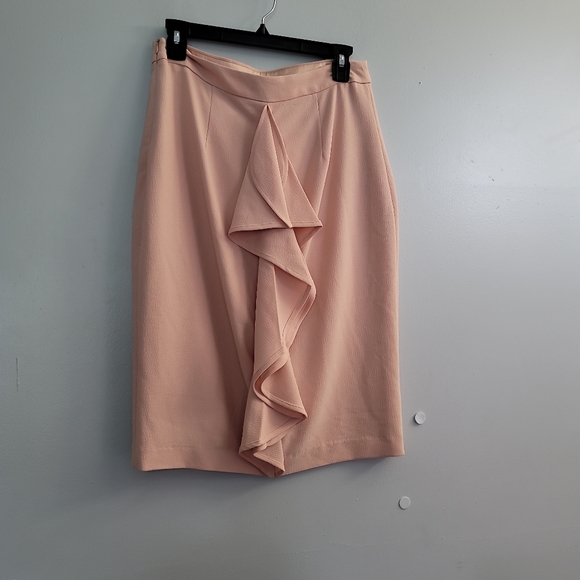 Badgley Mischka | Skirts | Badgley Mischka Ruffled Back Skirt | Poshmark